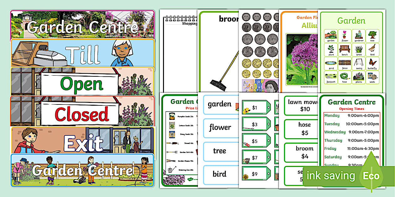 Garden Centre Role Play Pack | EYLF Role Play Resources