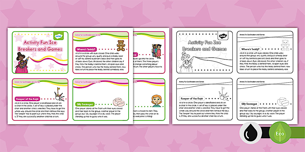 Back to School classroom Icebreakers Card activity