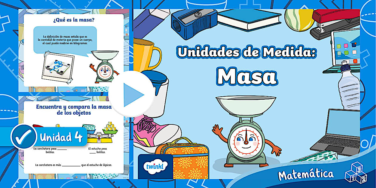 PowerPoint Unidades de Medida la masa (Teacher-Made)