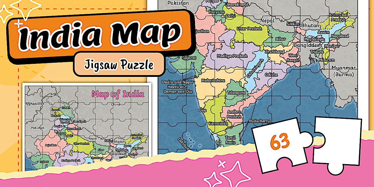 India Map Jigsaw Puzzle