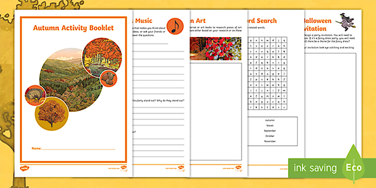 LKS2 Autumn Activity Booklet (teacher made) - Twinkl