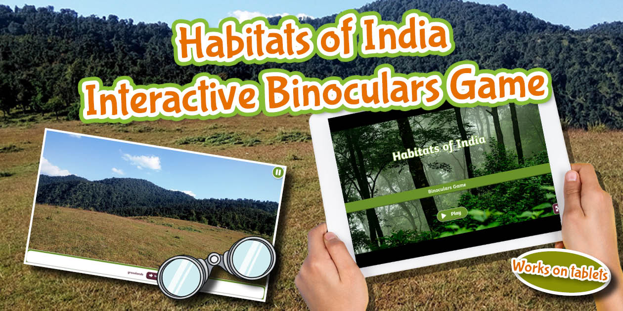 Habitats of India Interactive Binoculars Game