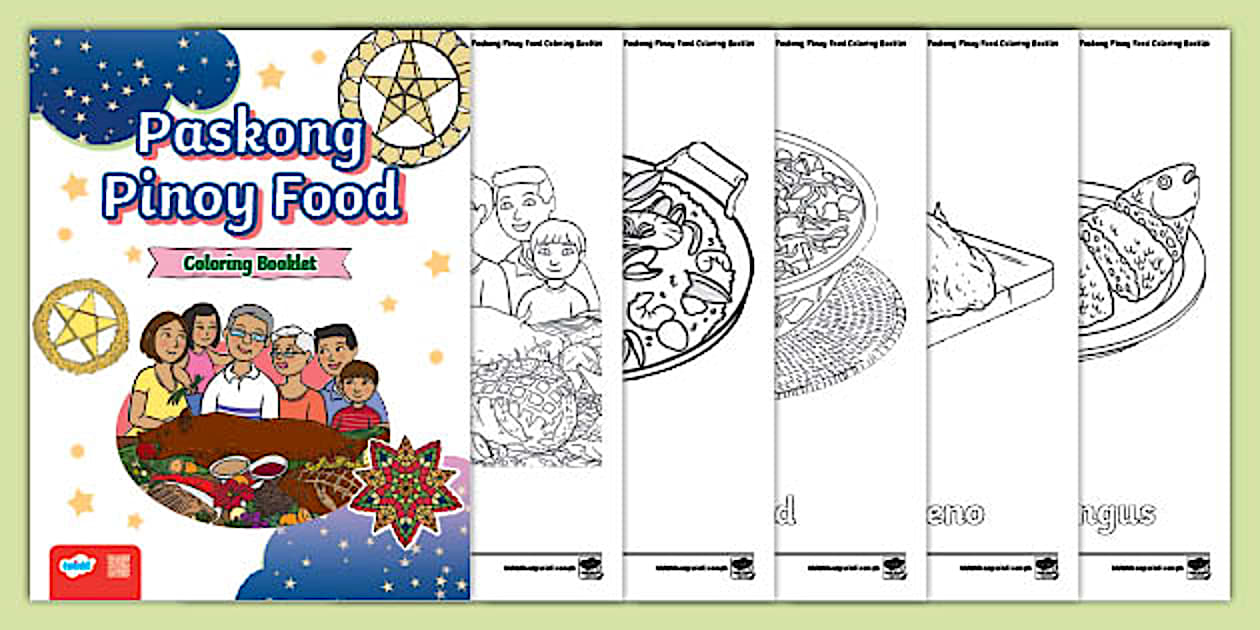 Paskong Pinoy Food Coloring | Pre-K - Grade 1 | Twinkl
