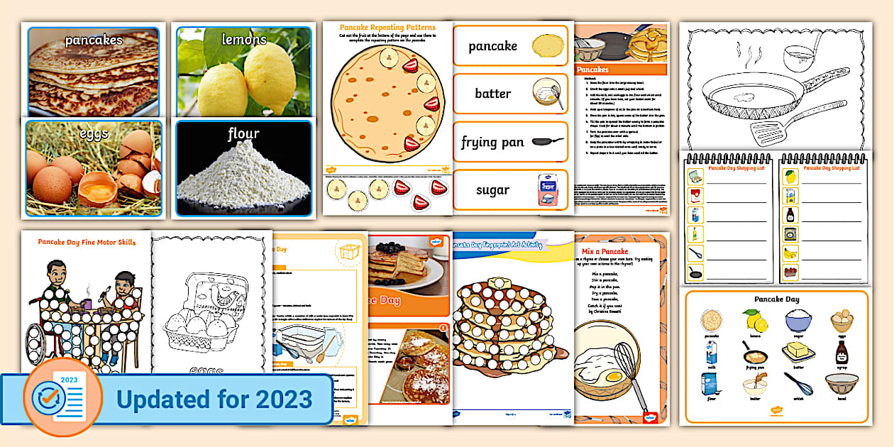 Childminder Pancake Day Resource Pack - Shrove Tuesday