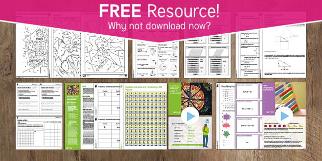 Free Year 6 To Year 7 Transition Activities For Maths