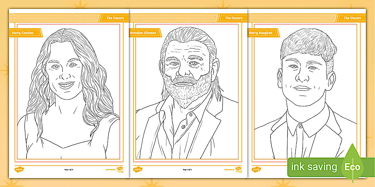 The Oscars Colouring Pages | The Oscars | Twinkl - Twinkl