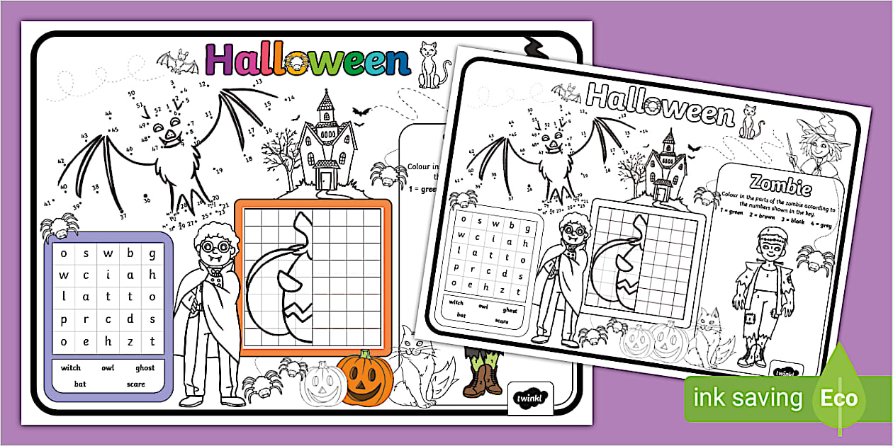 Halloween Activity Mat
