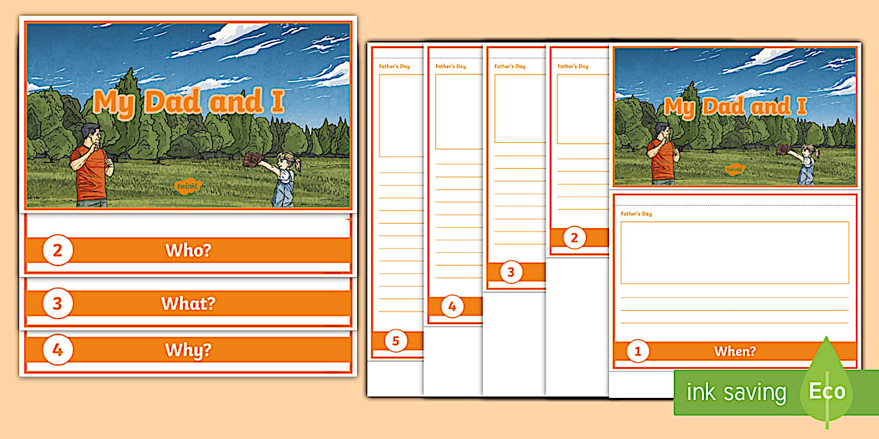 Father's Day Staggered Notebook