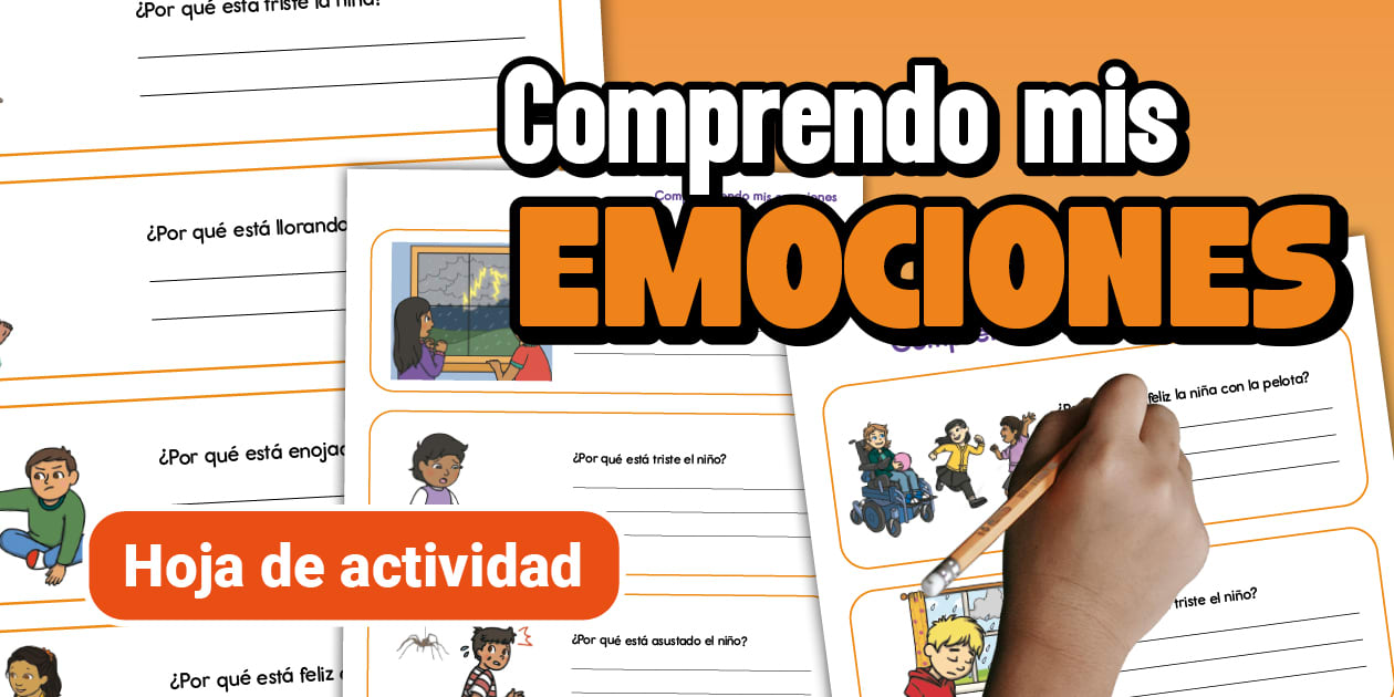 Hoja de actividad para comprender emociones