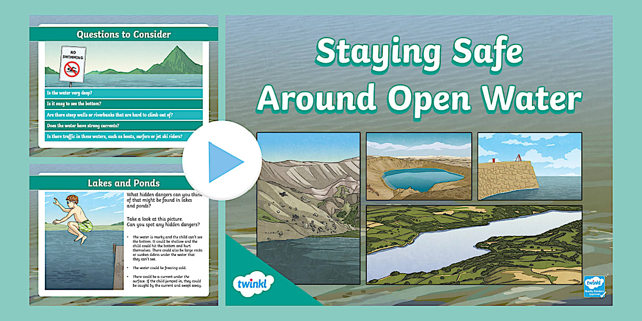 Staying Safe Around Open Water PowerPoint - KS2 - Twinkl