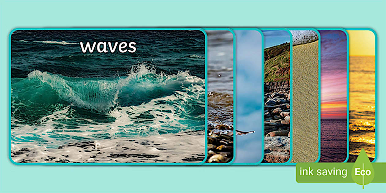 Seaside Photos - Display Pack (teacher made) - Twinkl