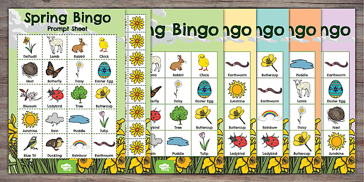 Spring Bingo Printable Game for Kids | Twinkl (teacher made)