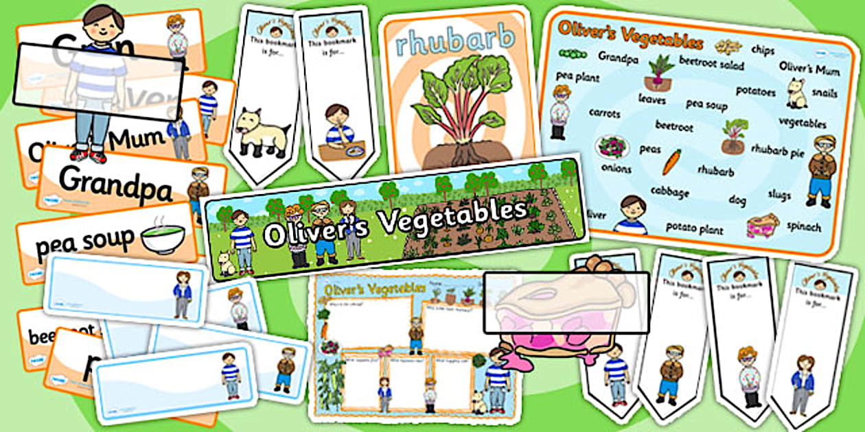 Oliver's Vegetables Story Sack (teacher made) - Twinkl