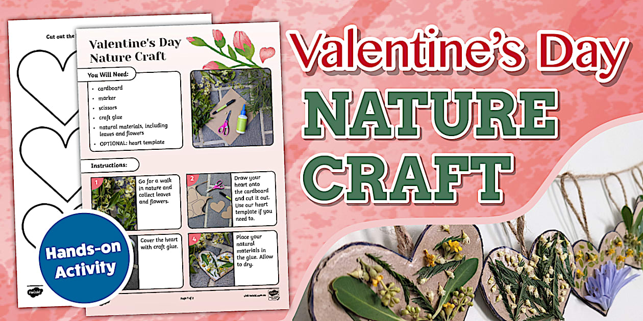 Valentine's Day Nature Craft