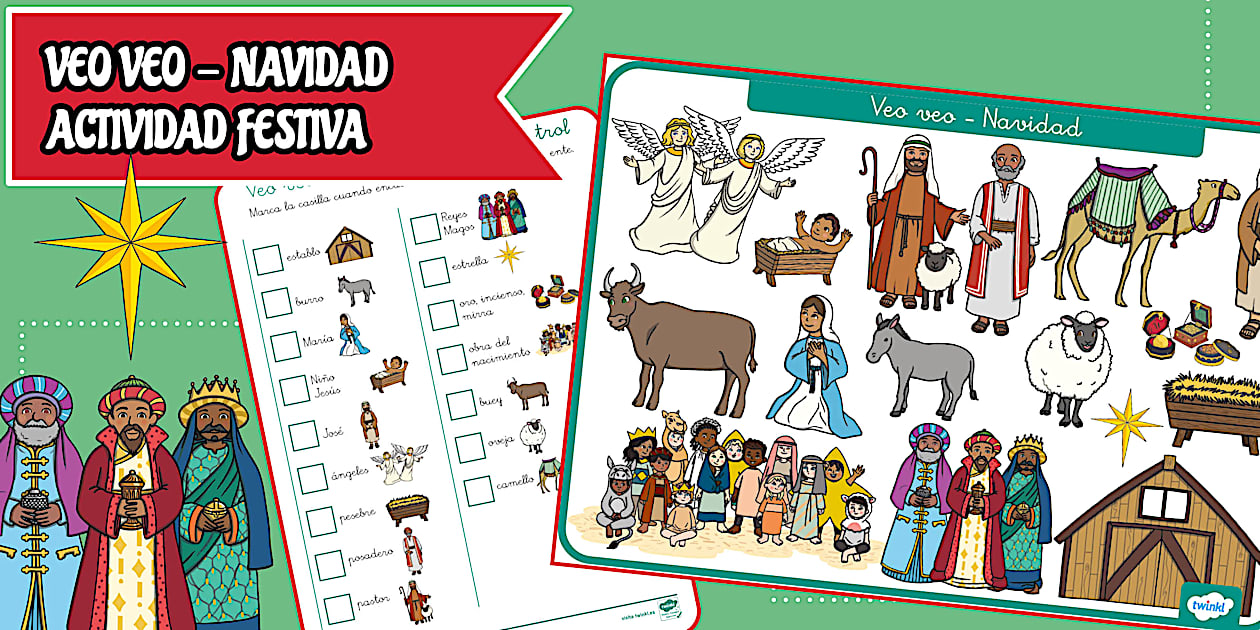 Ficha de actividad: Veo veo - Navidad