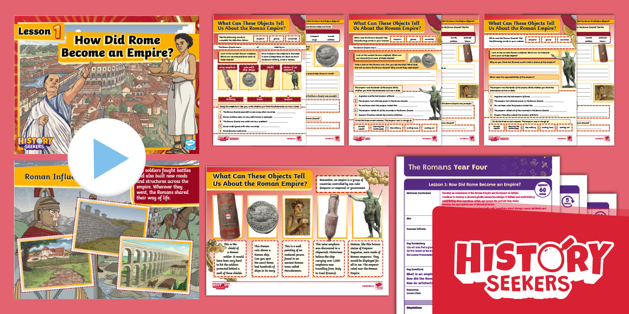 Romans Lesson Pack 1 for History Seekers (teacher made)