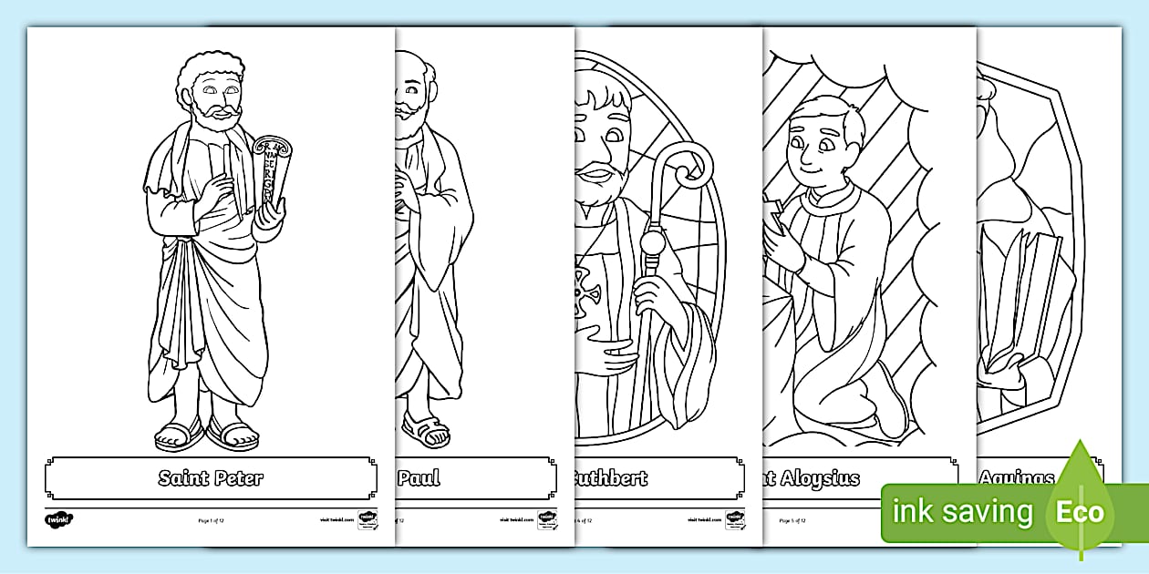 All Saints' Day Colouring - Twinkl