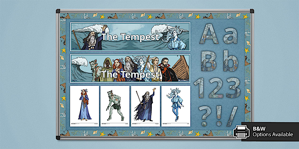 The Tempest Display Pack - GCSE English (teacher made)