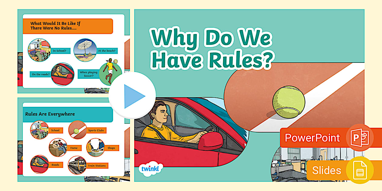 Why Do We Have Rules? PowerPoint - Year 4 Civics Citizenship