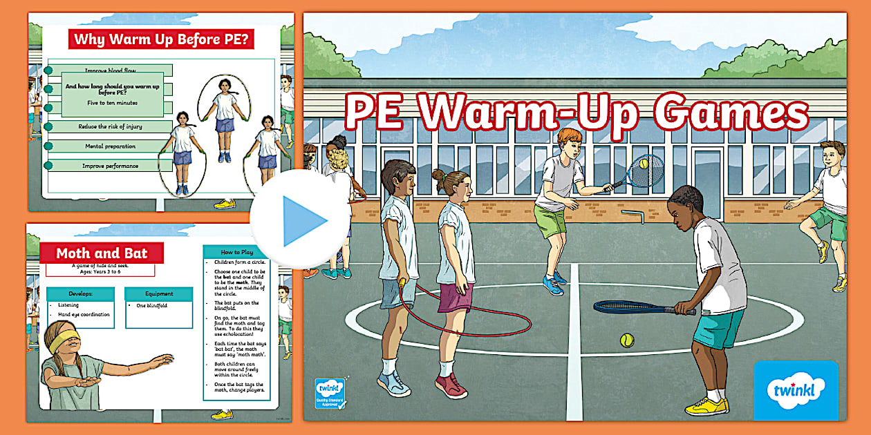 Physical Education Warm-Up Games PowerPoint | Twinkl