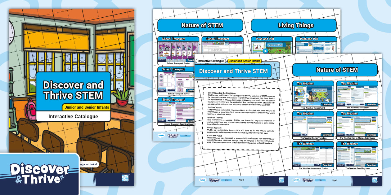 Discover and Thrive STEM Junior & Senior Infant Interactive Catalogue