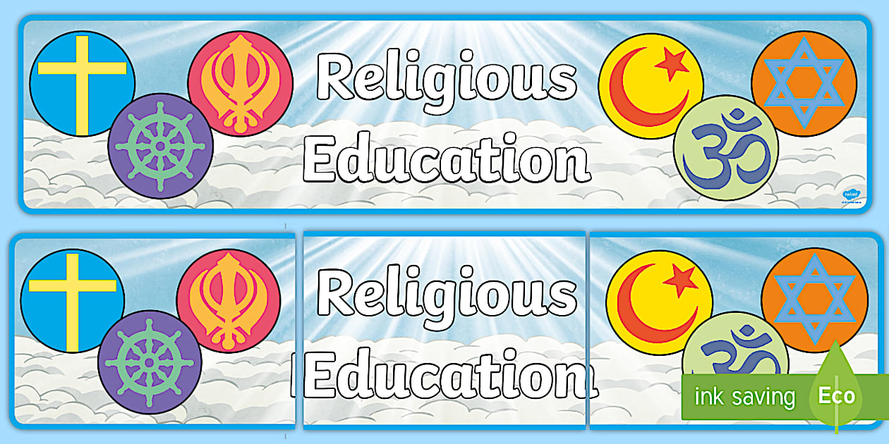 👉 Religious Education Display Banner (Teacher-Made)