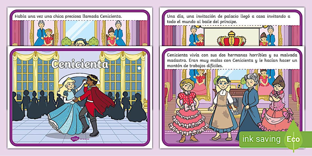 Tarjetas de secuenciar La Cenicienta (teacher made) - Twinkl