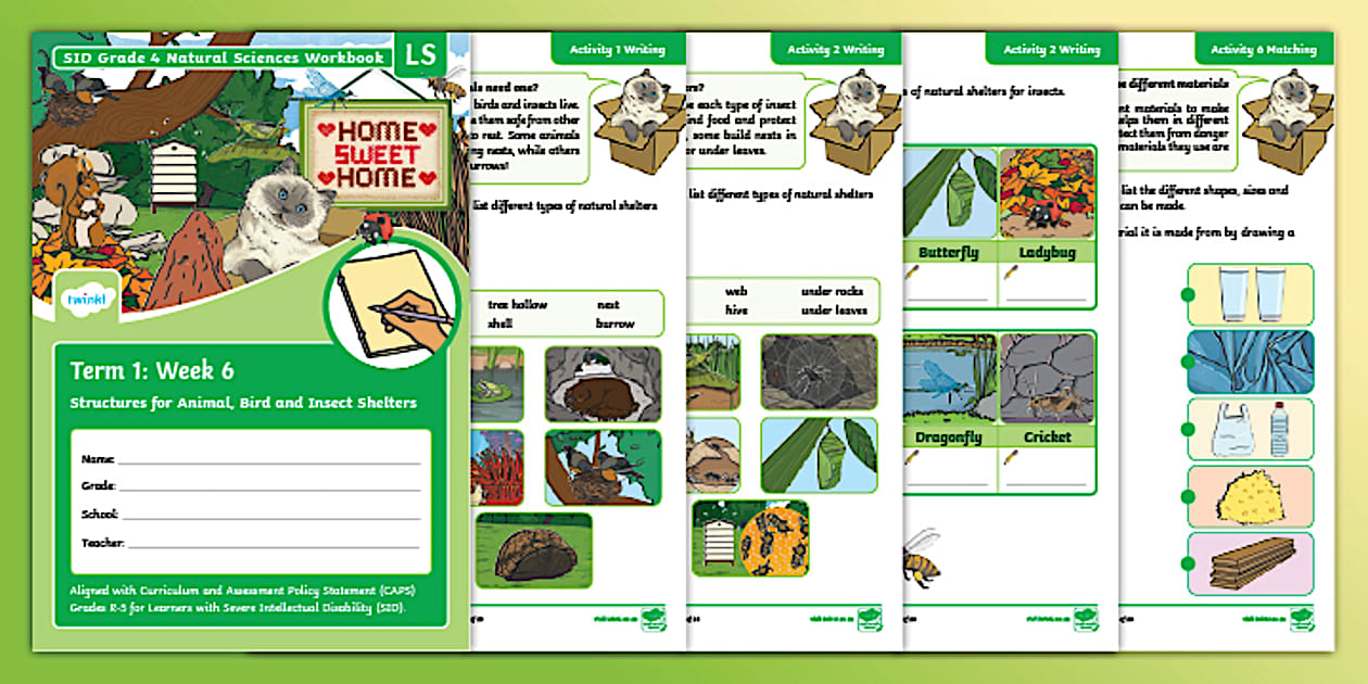 SID: Grade 4 Natural Sciences Booklet Term 1 Week 6 LS