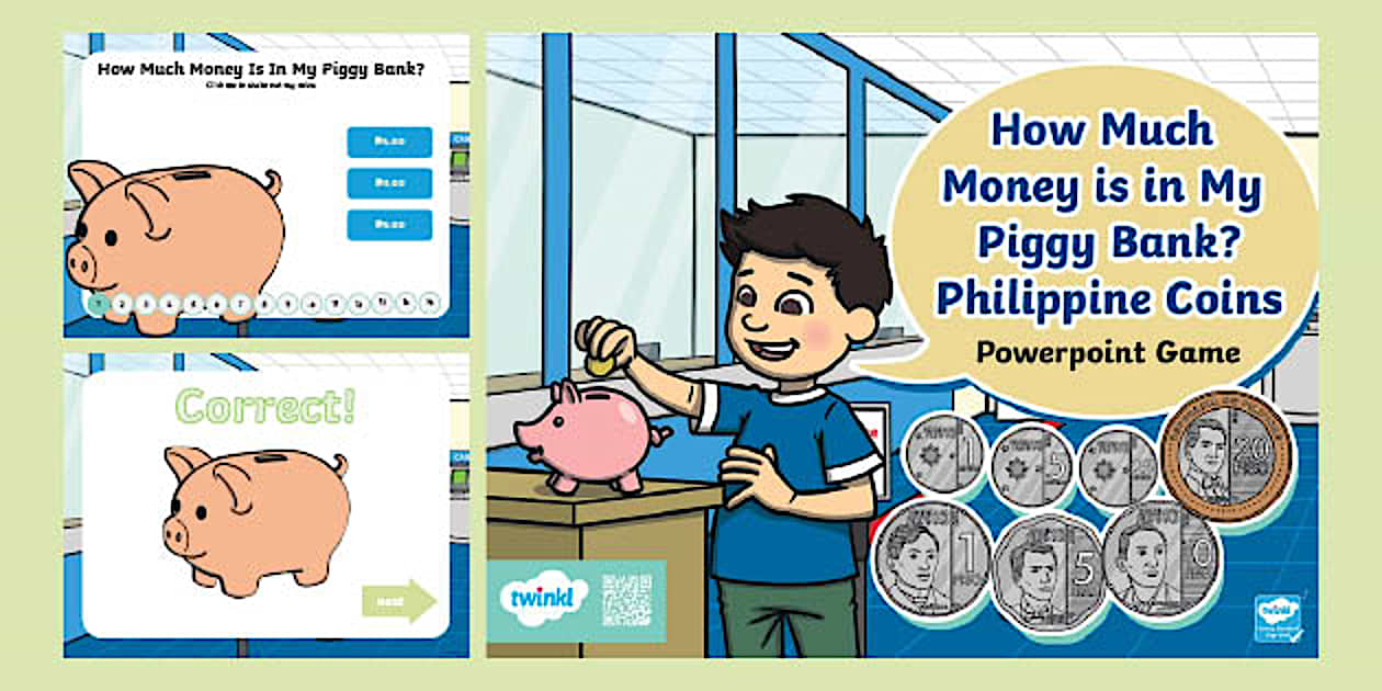 How Much Money is in My Piggy Bank? | Grade 1 | Twinkl