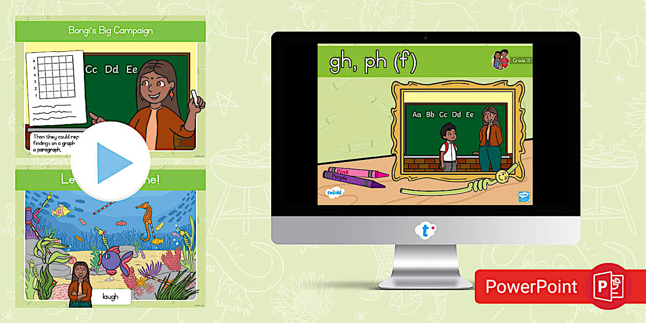 Grade 3 Phonics: gh ph (f): PowerPoint Presentation
