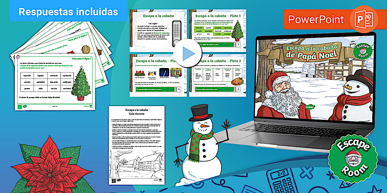 Escape Room: Escapa a la cabaña de Papá Noel