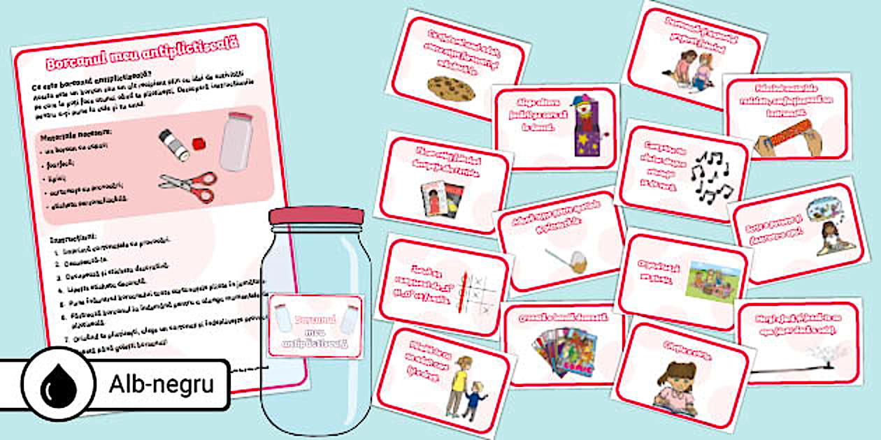 Borcanul meu antiplictiseală – Activitate practică