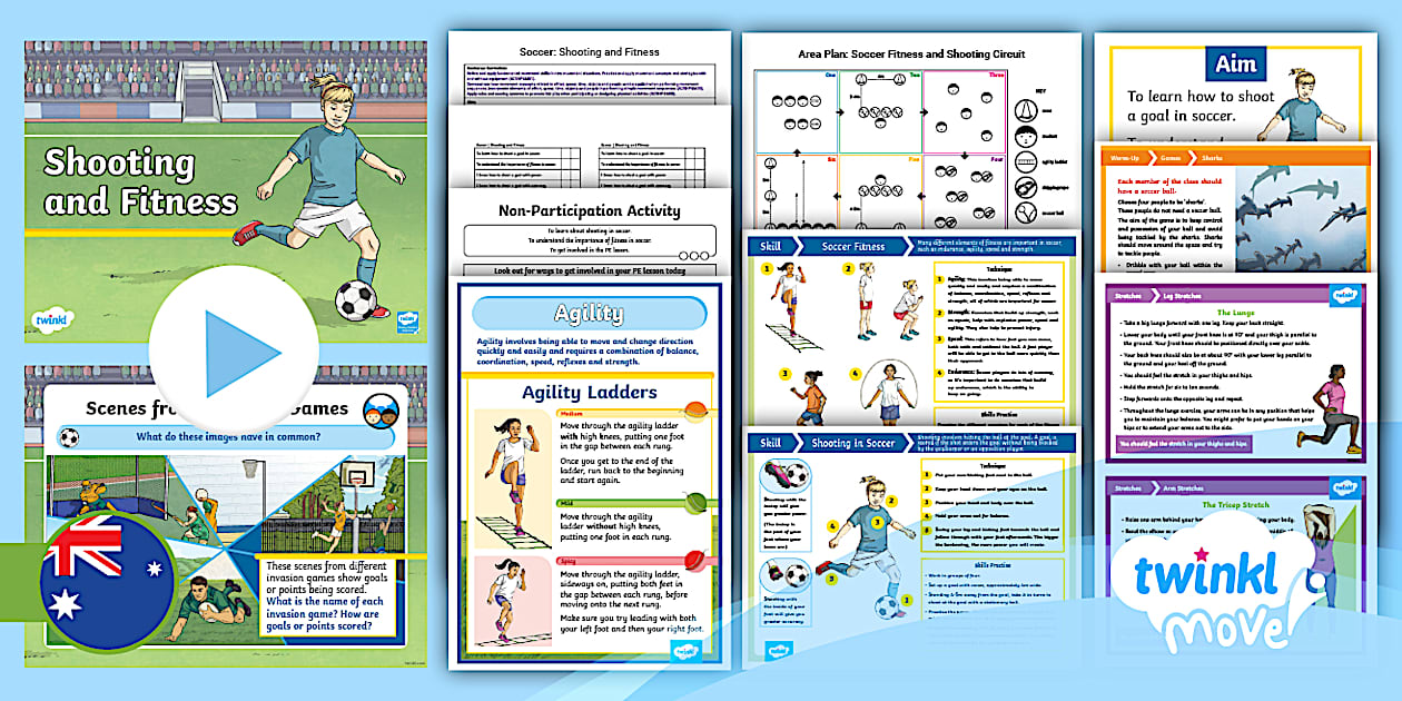 Move PE Year 3 Soccer: Lesson 5: Shooting and Fitness