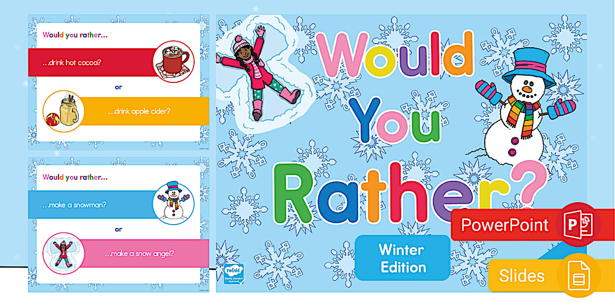 Winter-Themed Would You Rather Presentation | Twinkl