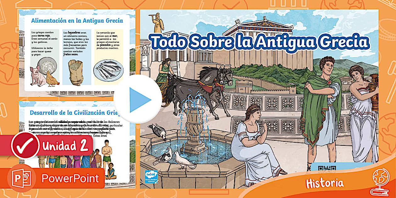 PowerPoint | Antigua Grecia | Historia | 3º Básico