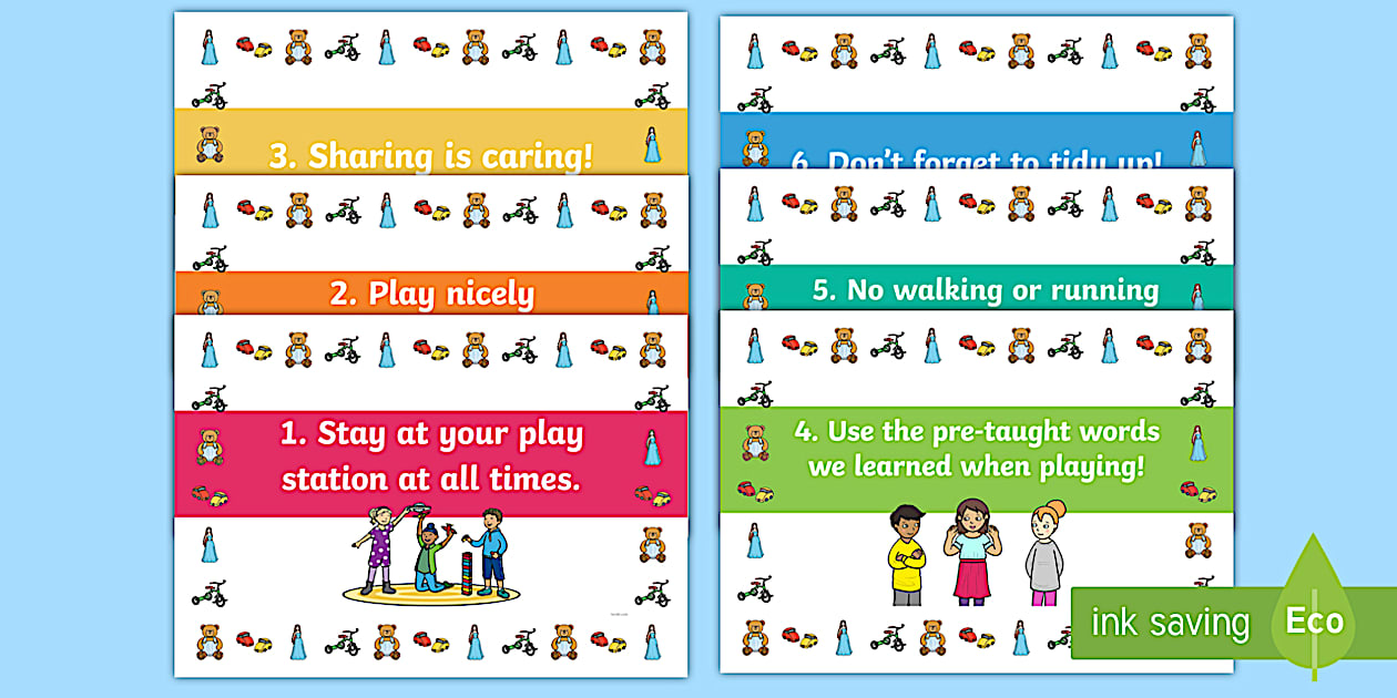 Our Aistear Rules Cards