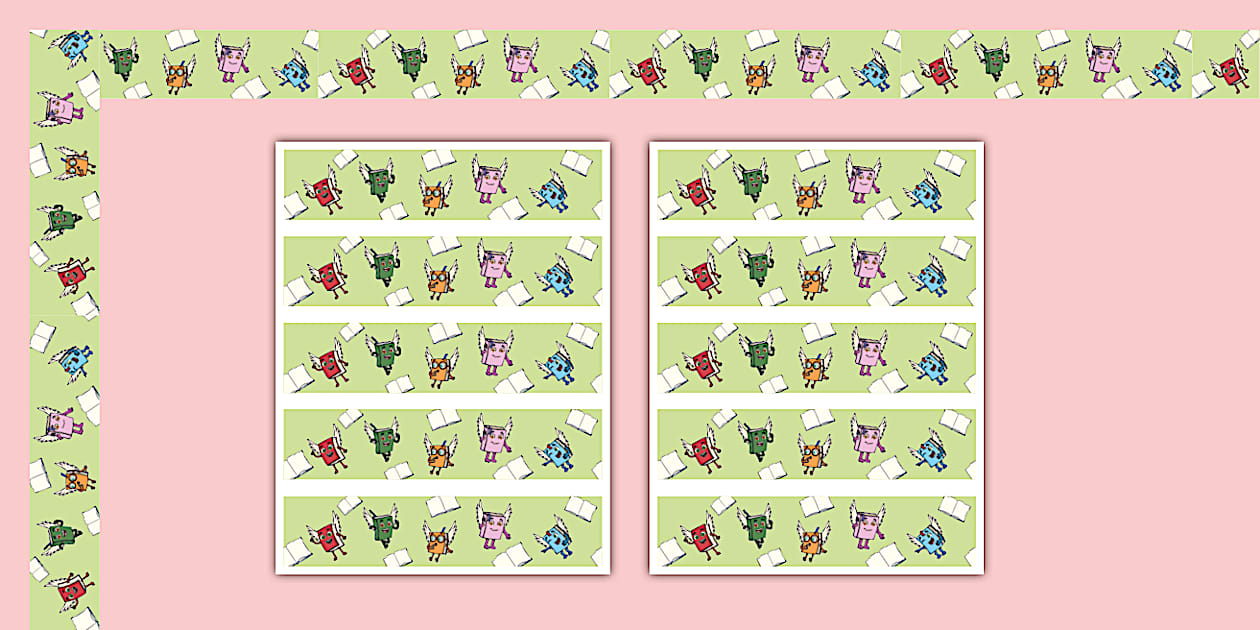 Reading Gives You Wings Bulletin Board Border