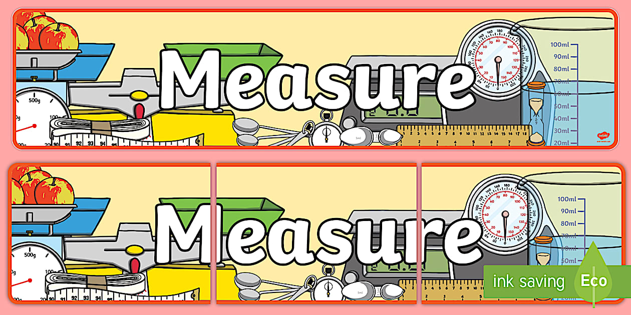 Measure Display Banner - Twinkl