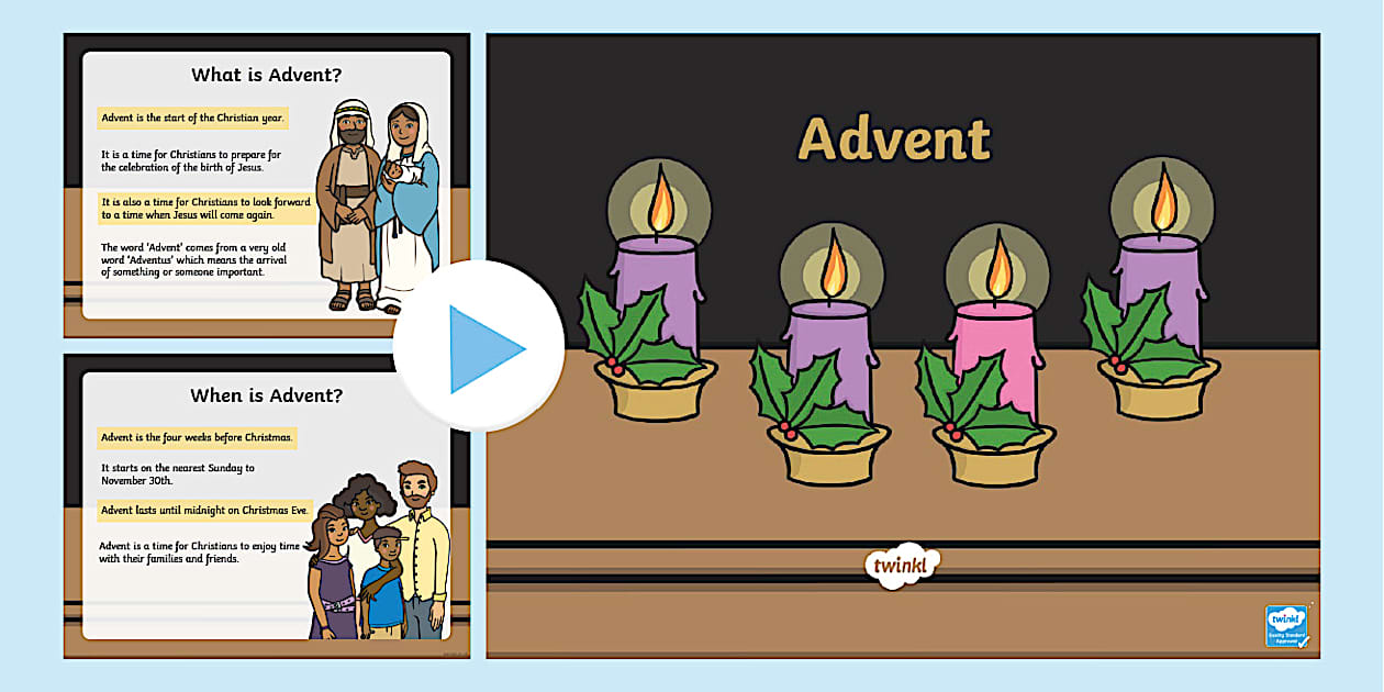 Advent PowerPoint (teacher made) - Twinkl