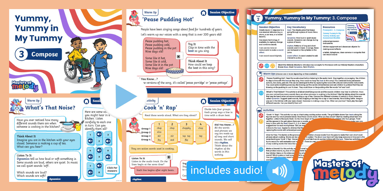 👉 Year 2 Yummy, Yummy in My Tummy - Session 3 - Twinkl