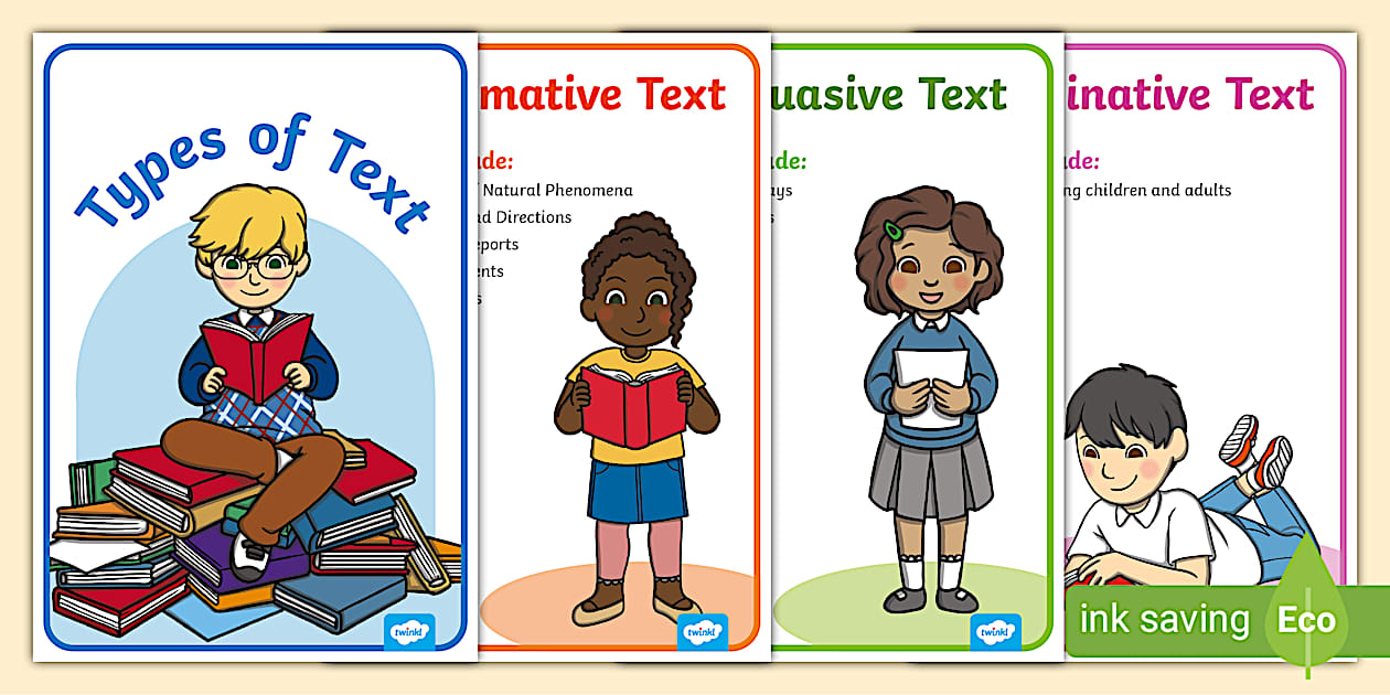 Types of Writing Posters | Primary School Resources | Twinkl