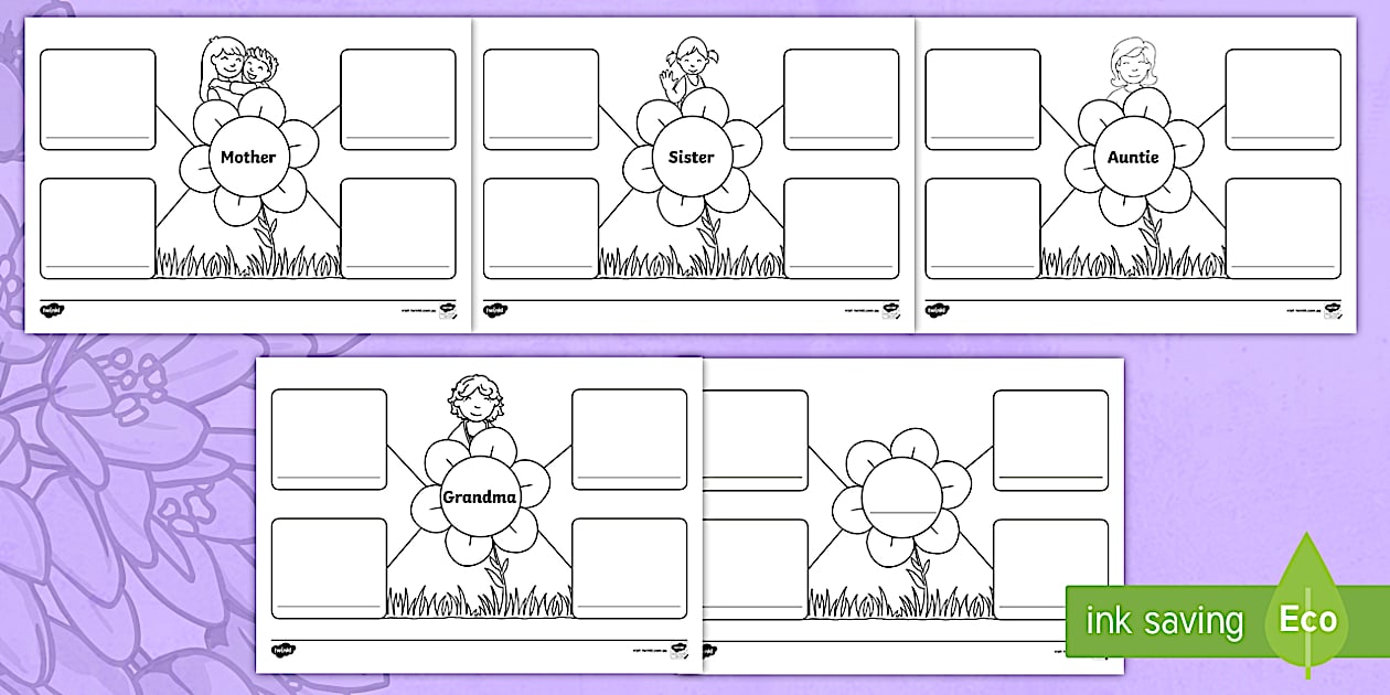 TAS Mother's Day Word Web Worksheet (teacher made) - Twinkl