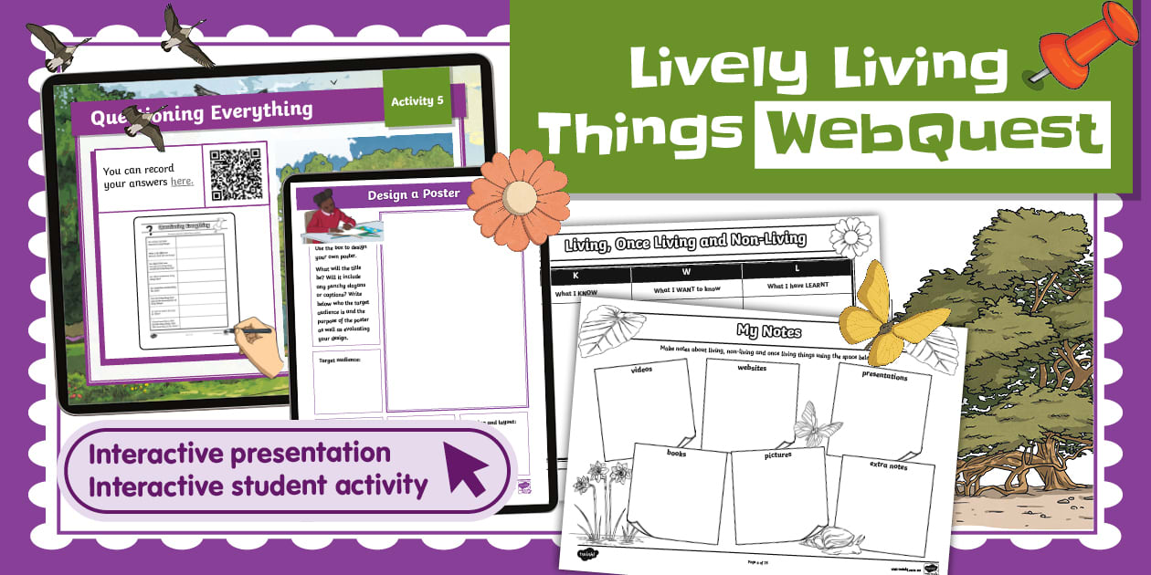 Lively Living Things WebQuest