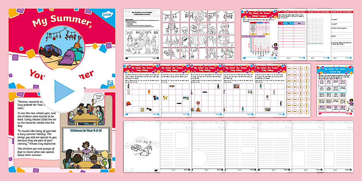 My Summer, Your Summer Resource Pack (Teacher-Made) - Twinkl