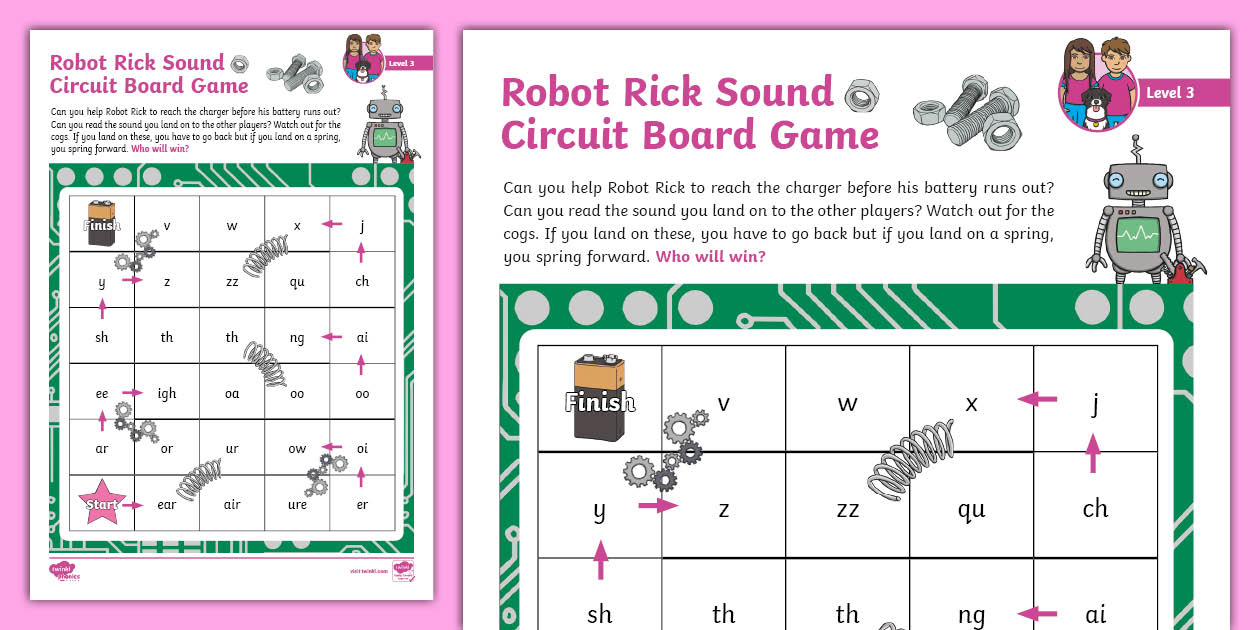 Level 3 Phonics Game - Grapheme Recognition - Quick Recall