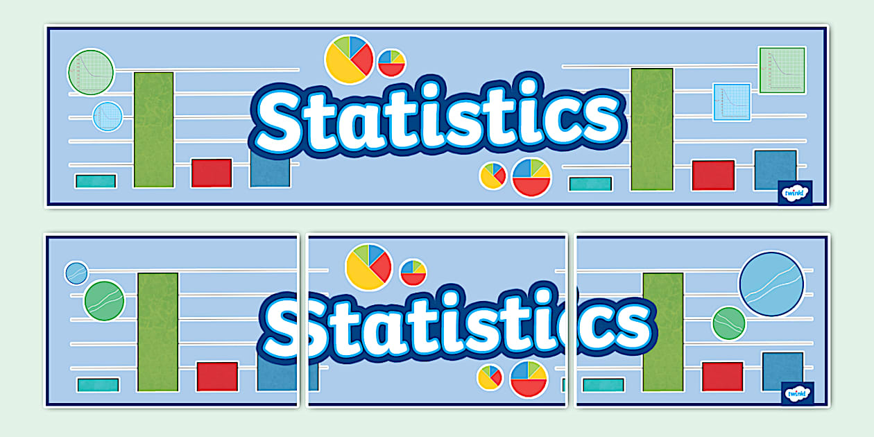 👉 Statistics Display Banner - KS2 - Maths Display