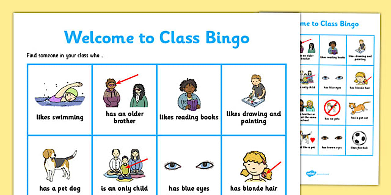 Welcome Transition Bingo Board - Welcome Bingo - Twinkl