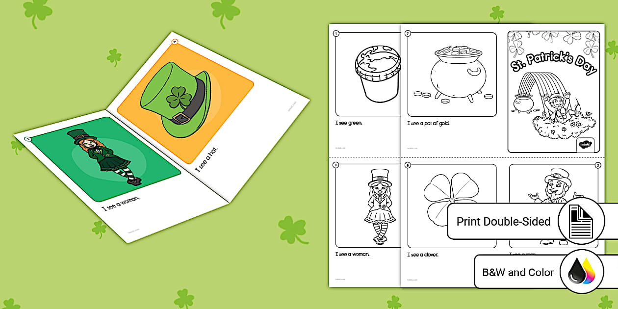 St. Patrick's Day Early Emergent Reader - Twinkl