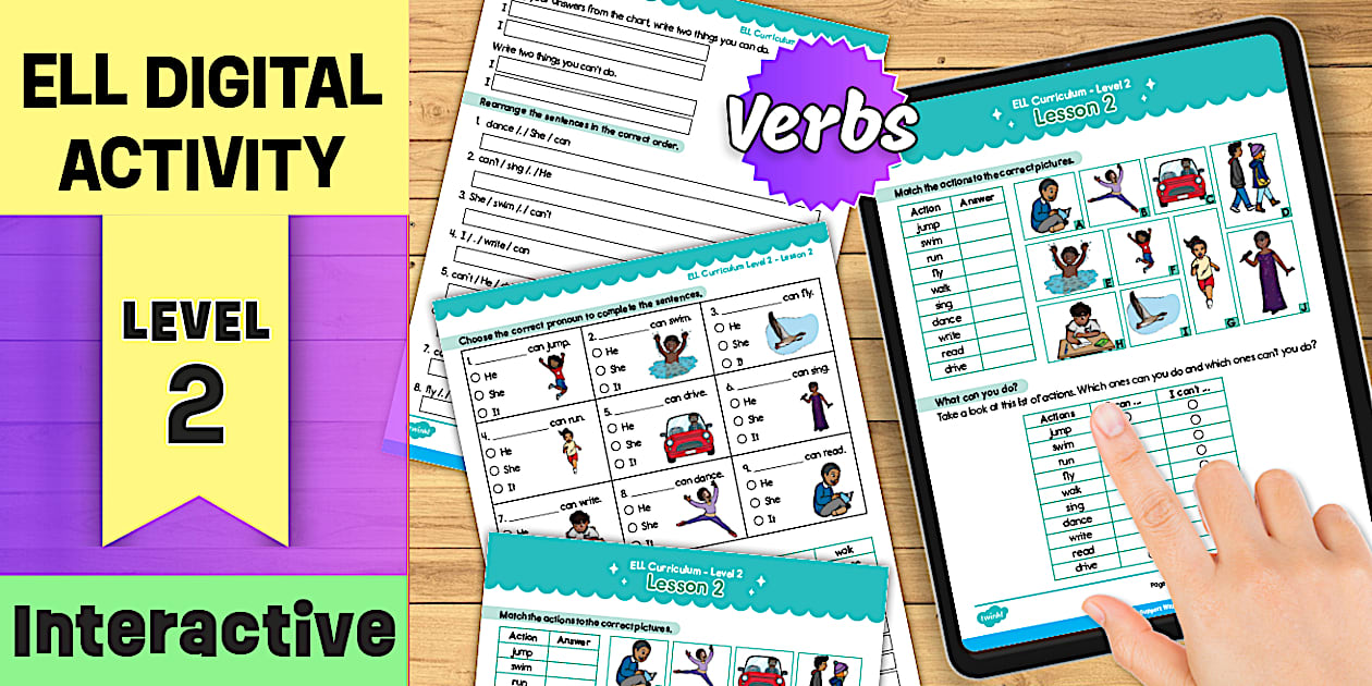 ELL Curriculum: Level 2, Lesson 2 Interactive Activity