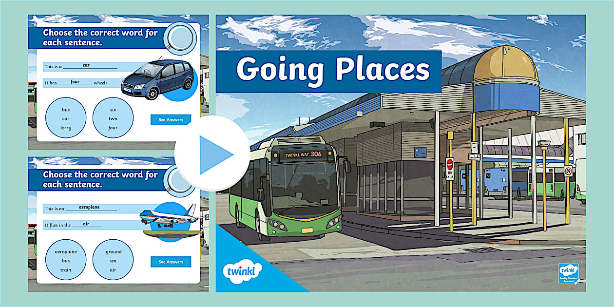 Going Places Transport PowerPoint (teacher made) - Twinkl